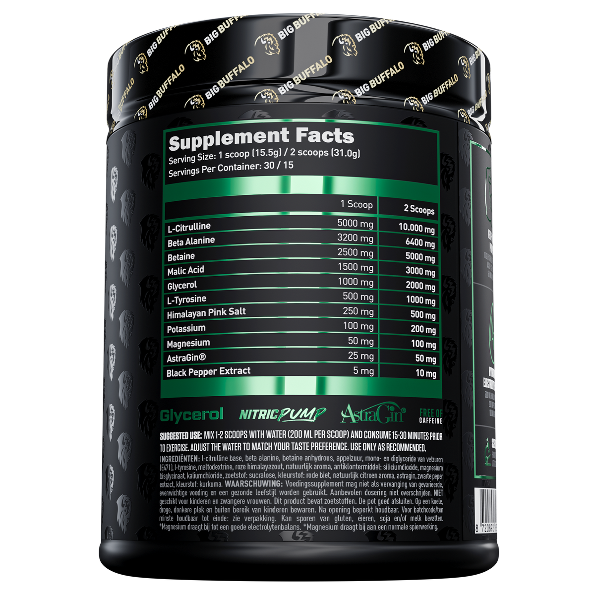 Primal Pump Pre-Workout V2 | BIG BUFFALO Nederland